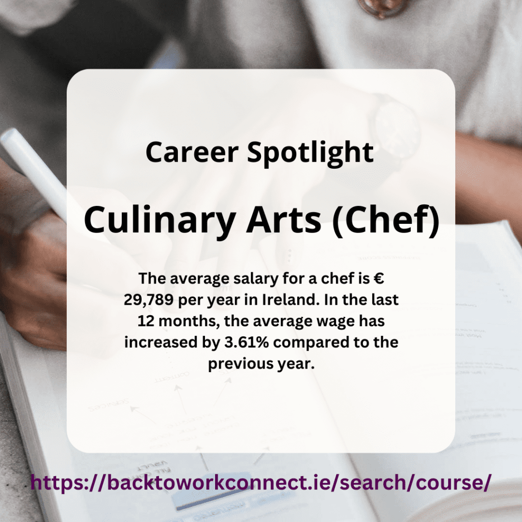 Career Spotlight - Culinary Arts (Chef) - Back to Work Connect