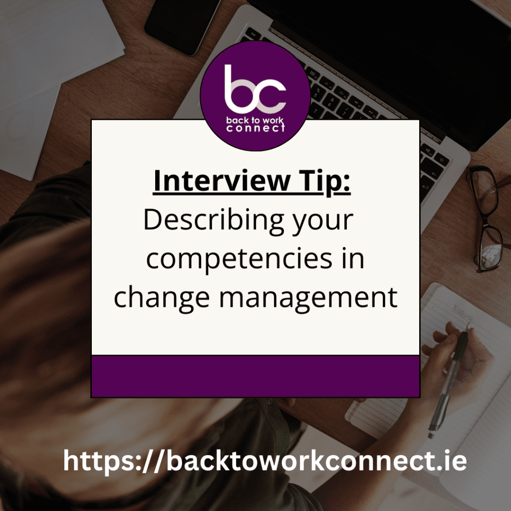 Interview Tip: Describing your competencies in delivering results ...