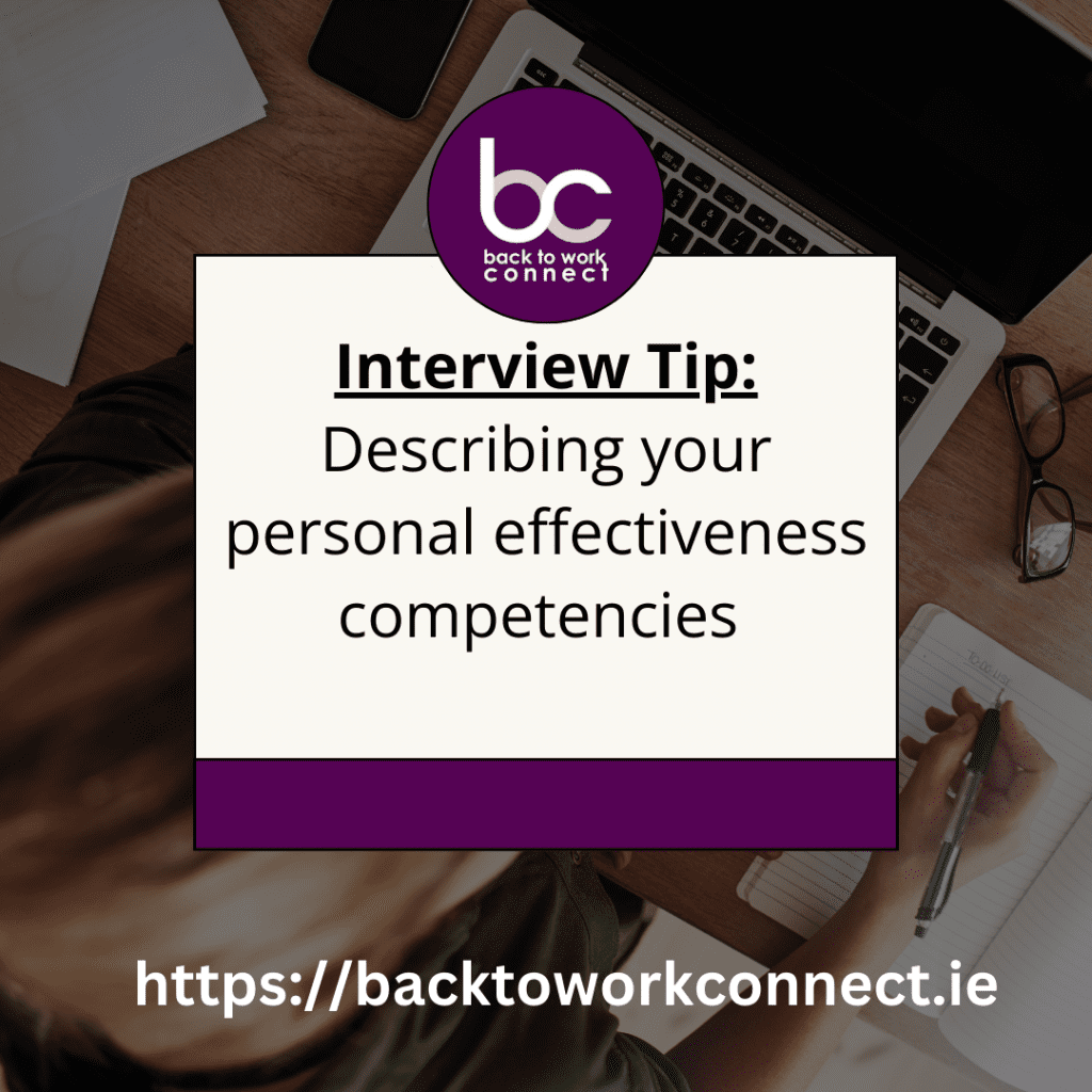 Interview Tip: Describing your competencies in delivering results ...