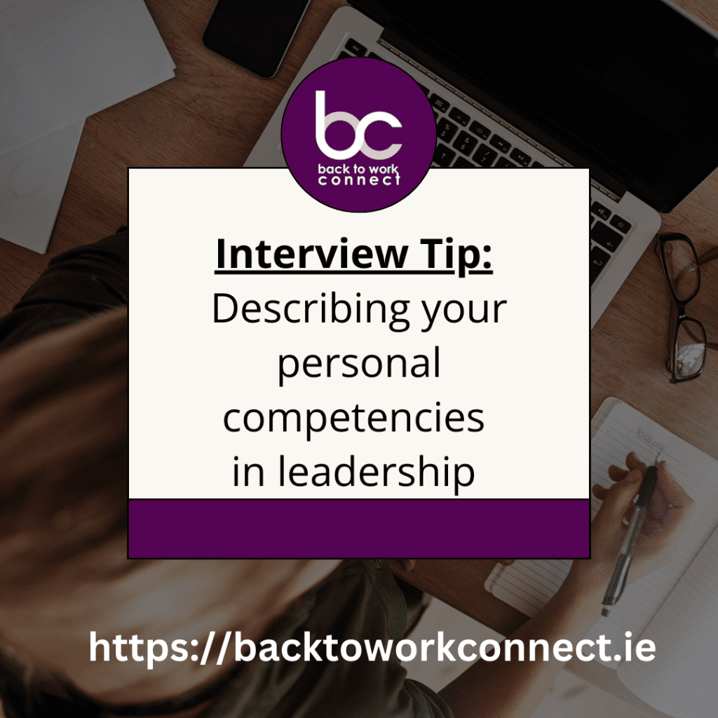 Interview Tip: Describing your competencies in delivering results ...
